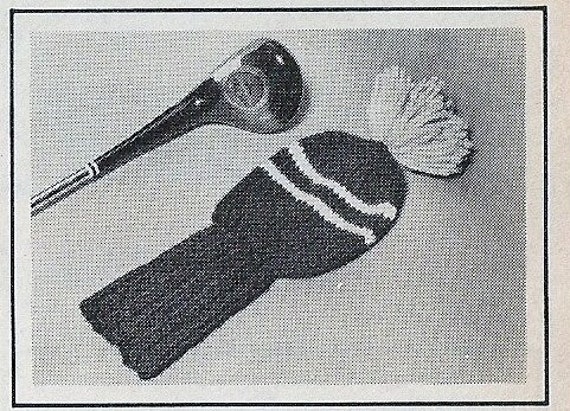 Vintage Knitted Golf Cover Pattern | Etsy