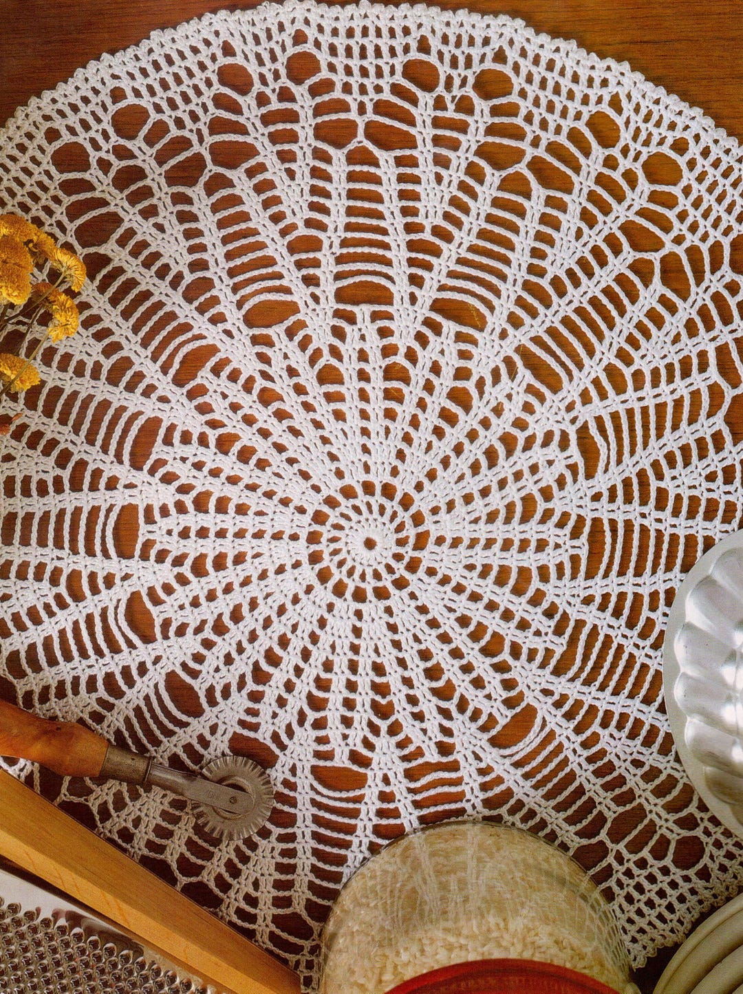 Vintage Crochet VIP Mat Doily Pattern - Etsy