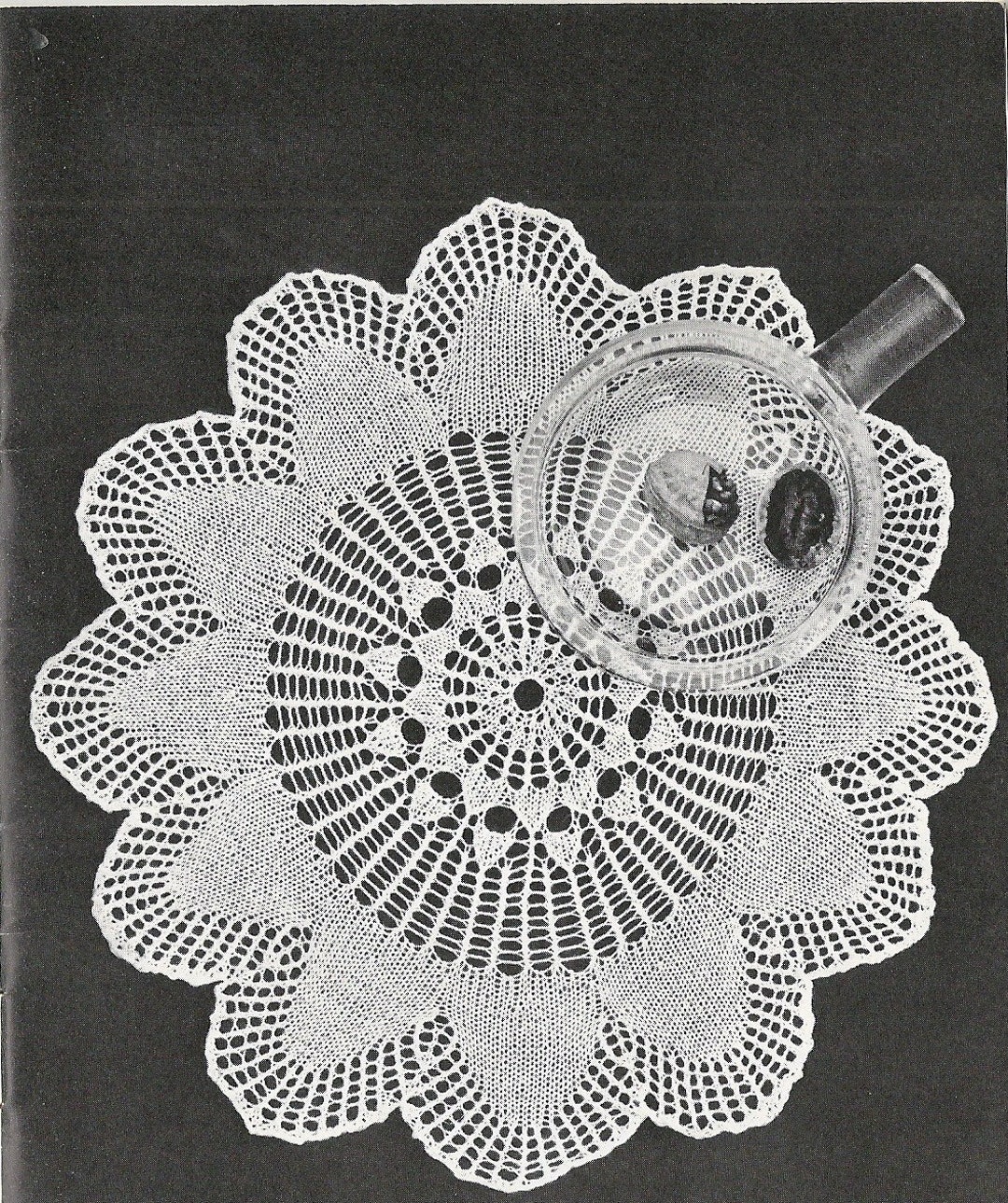 Vintage Knitted Lace Doily Pattern (PDF Download) - Etsy