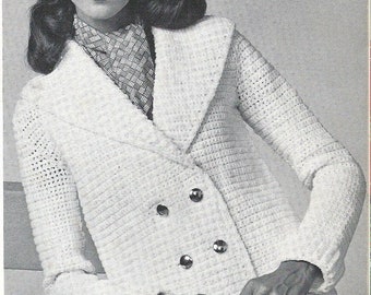 Crochet Blazer Pattern - Etsy