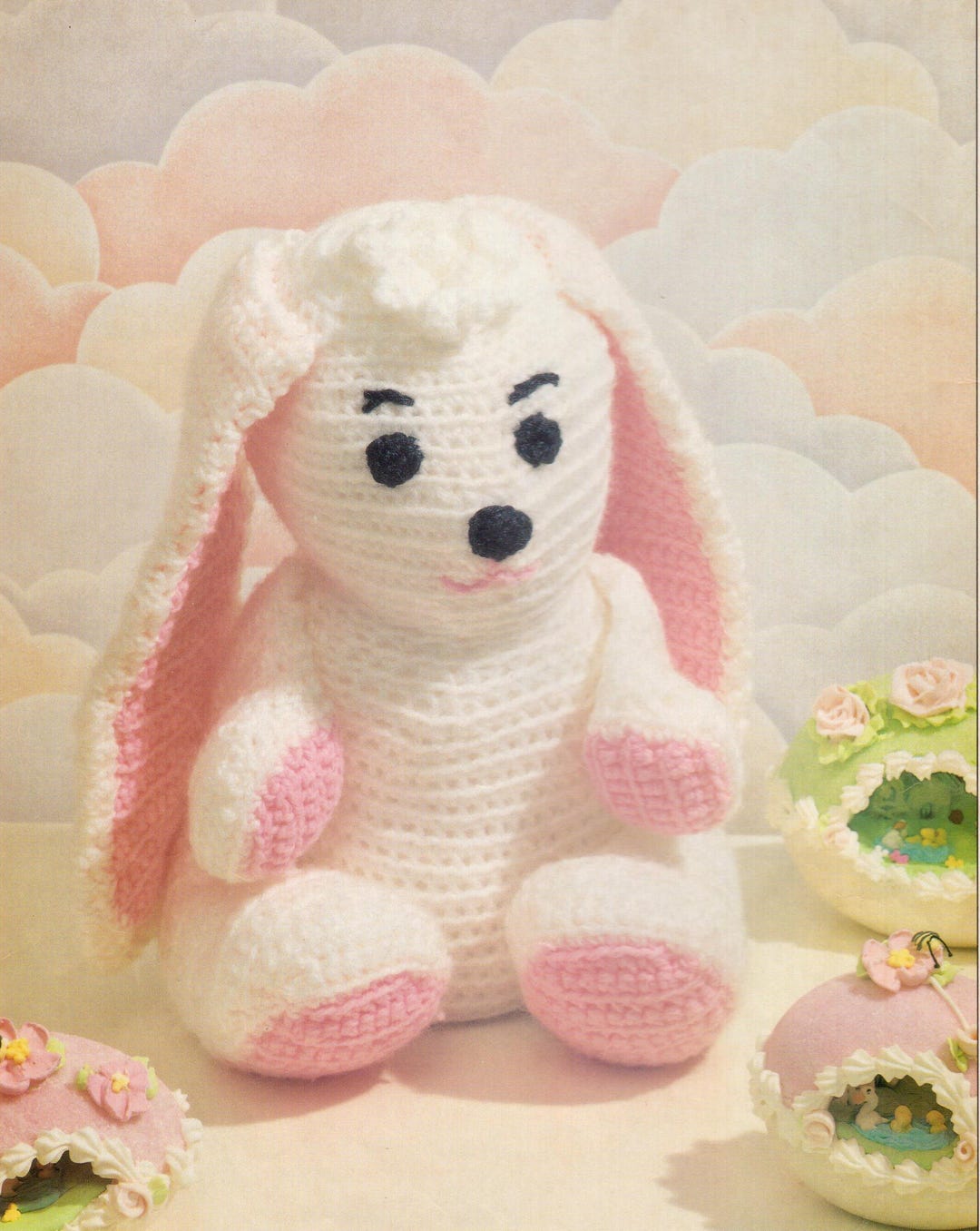 Vintage Crochet Rascally Rabbit Doll Pattern - Etsy