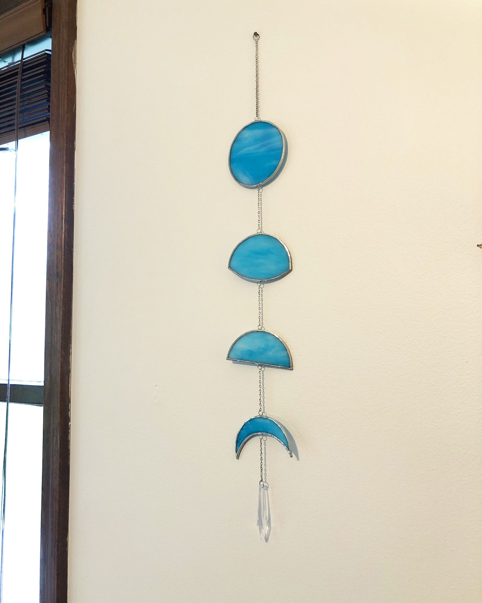 Large Teal Moon Phase - Etsy
