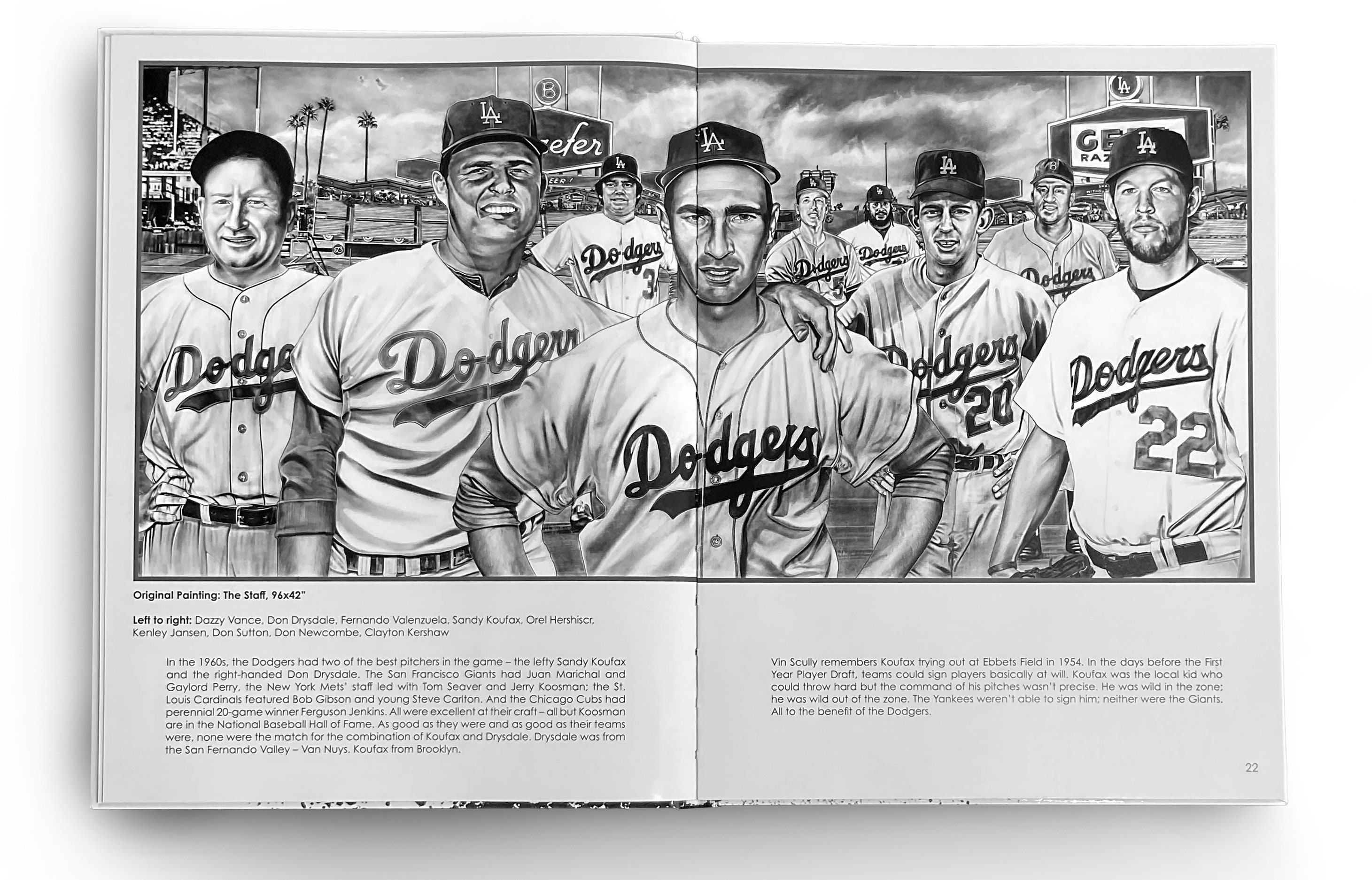 The All-time Dodgers Art Book - Etsy