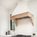 A Frame Style Wooden Range Hood | Solid Hardwood Face and Trim | FREE ...
