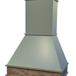 Chimney Style Custom Wood Range Hood - Etsy