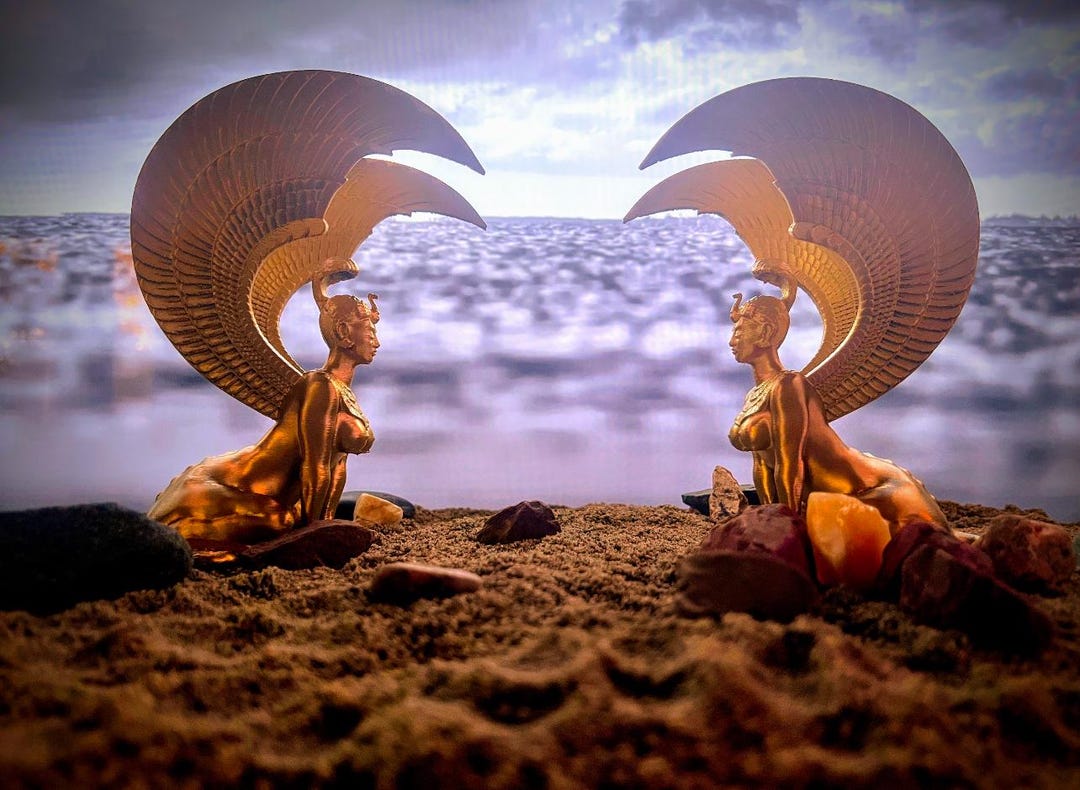 The Neverending Story Inspired Sphinx Gate Hand-painted Replica - Etsy