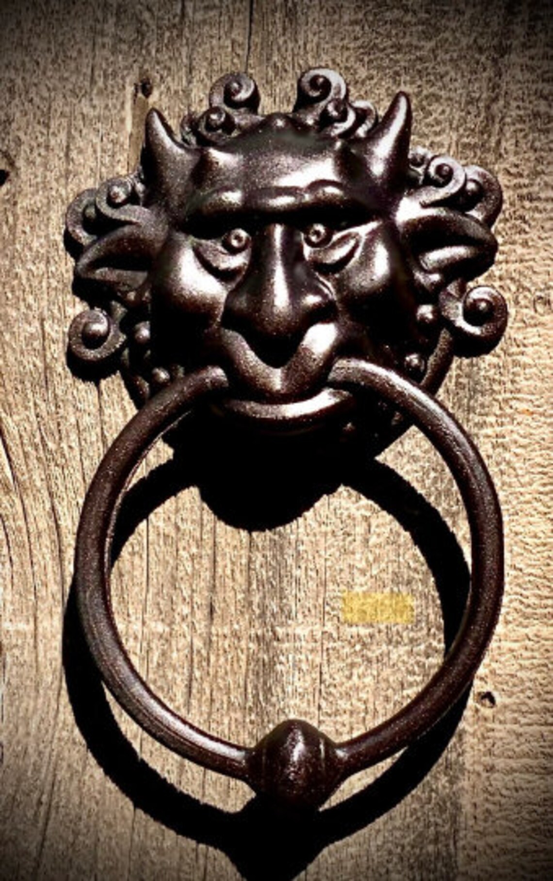 Labyrinth Door Knockers in OILED BRONZE - Etsy