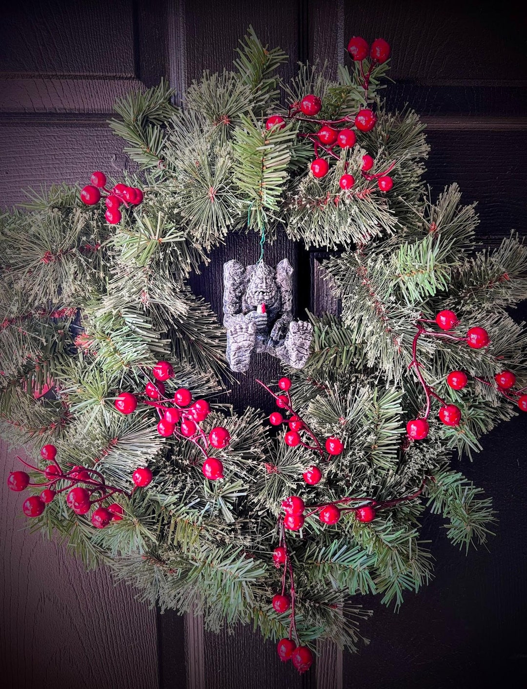 Rockbiter Christmas Ornament Eating Peppermint Rocks – Inspired by the ...