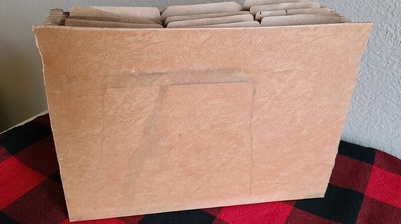 Vintage, SEARS, Expandable, File Folder, Office Supplies, Storage ...