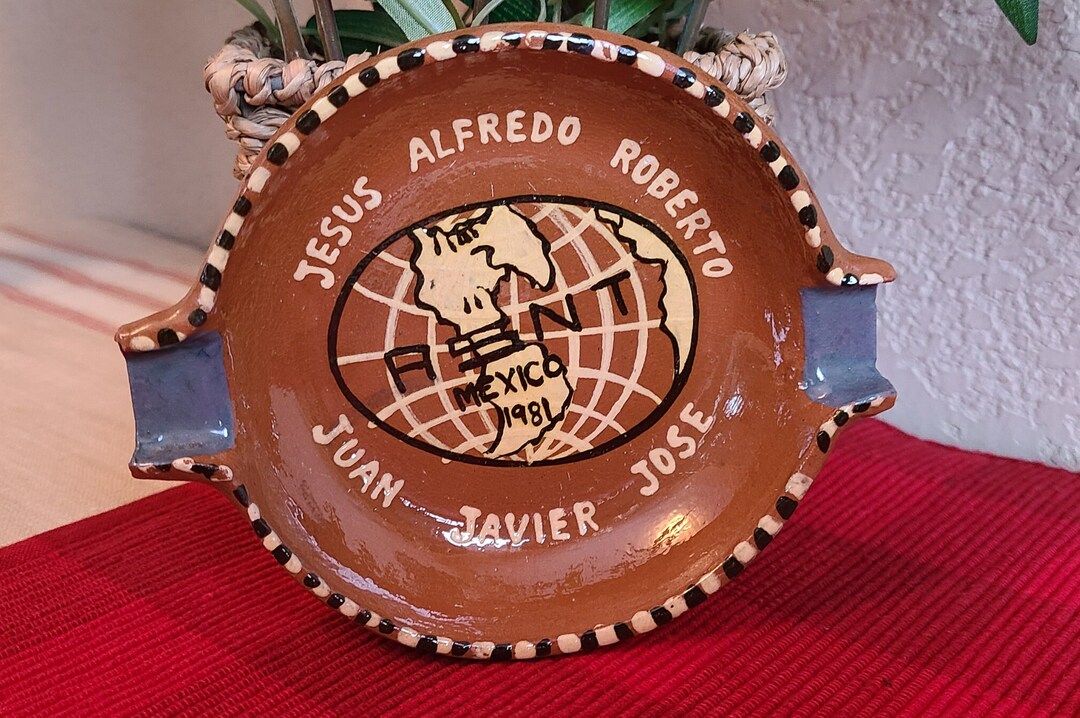 Vintage, Mexican, Ashtray, Souvenir, 1981, Man Cave, Tobacco, Southwest ...
