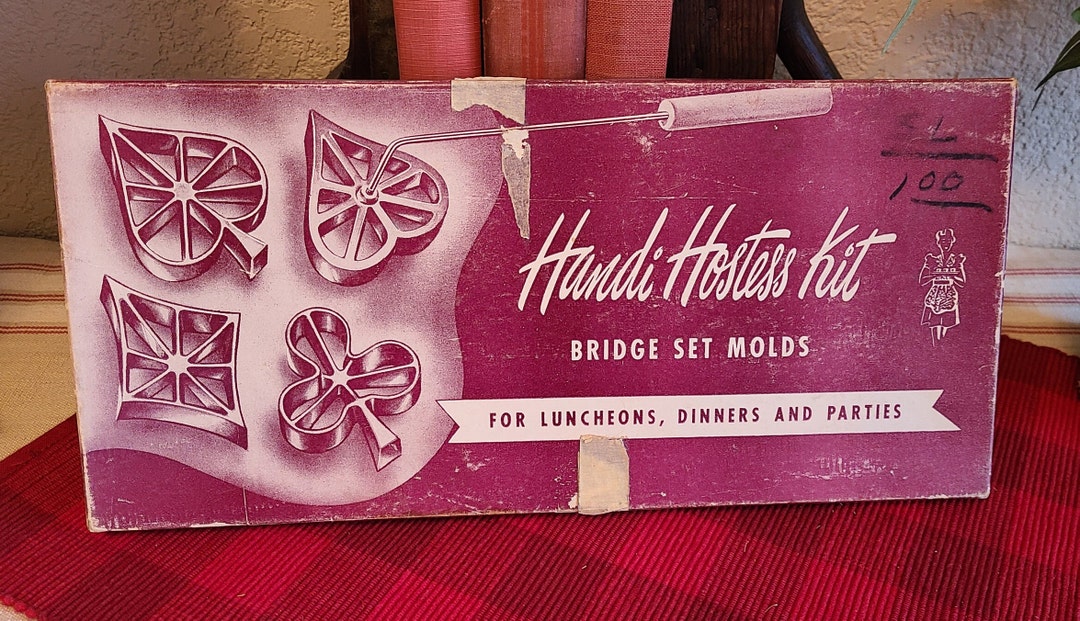 Vintage, Handi Hostess Kits, Bridge Set Molds, Waffle Cookies, Rosettes ...