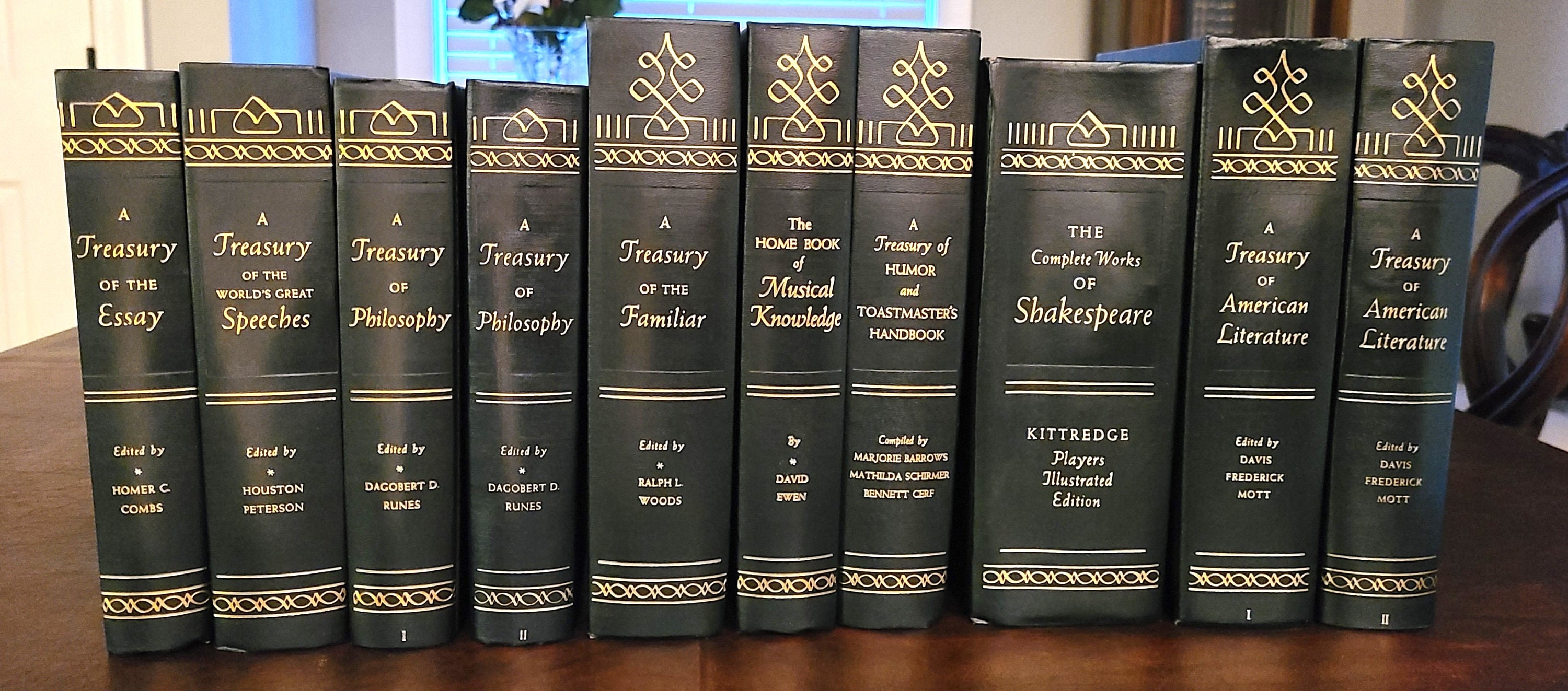 Vintage Grolier Treasury 10 Volume Book Collection Set, 1965 - Etsy