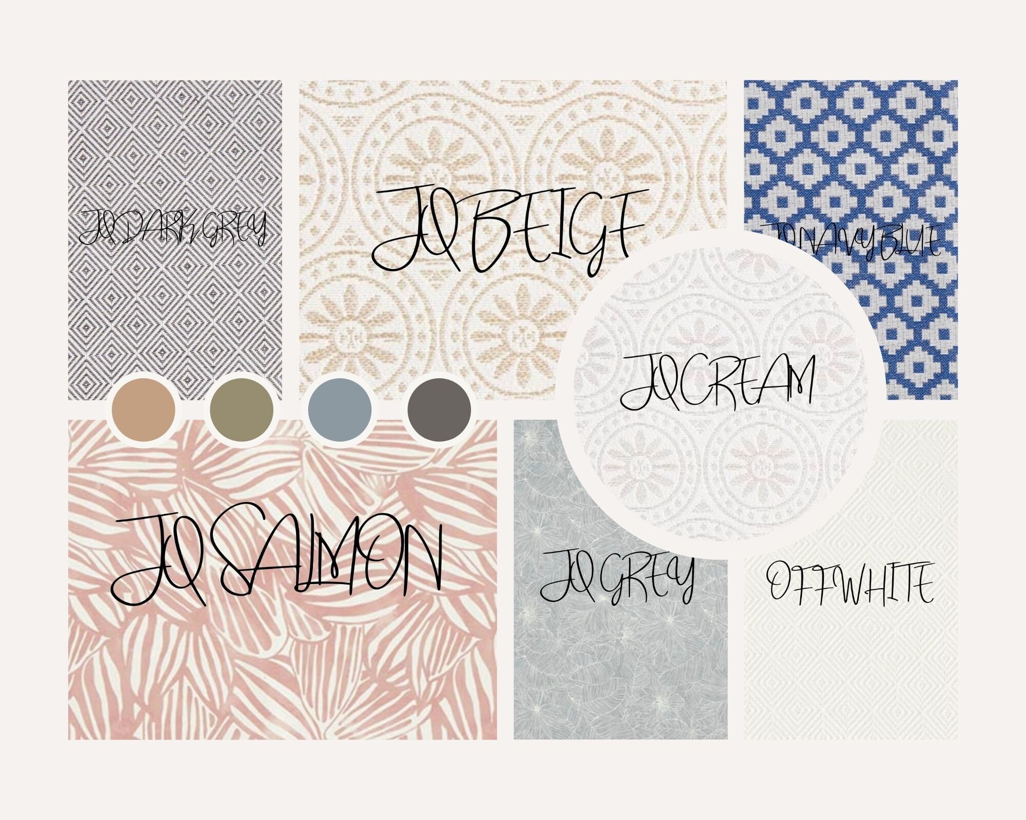 Outdoor Fabric Pack/fabric Colour Sample , Solid Fabric Sample - Etsy