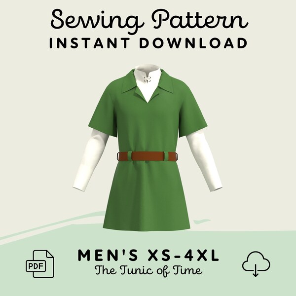 Mens Tunic Pattern - Etsy