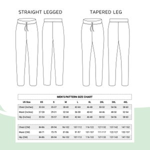 Drawstring Pants Sewing Pattern Mens XS-4XL PDF Cosplay Pattern for ...