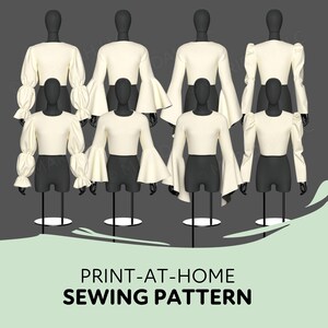 Sleeve Sewing Pattern Pack Vol 3 | Womens XS-4XL PDF Cosplay Pattern | Digital Download Print at ...
