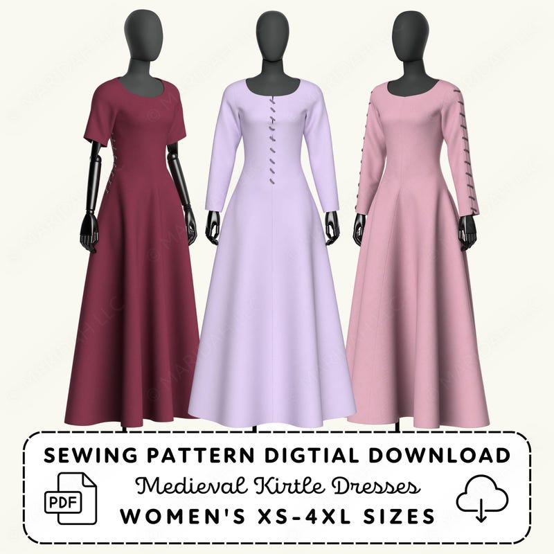 Larp Dress Sewing Patterns - Etsy