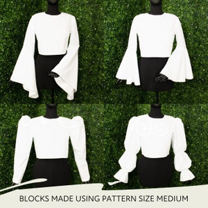 Sleeve Sewing Pattern Pack Vol 3 Womens XS-4XL PDF Cosplay Pattern ...