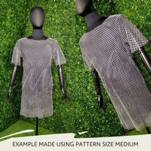 Faux Chainmail Shirt Sewing Pattern Men's XS-4XL PDF Cosplay Pattern ...