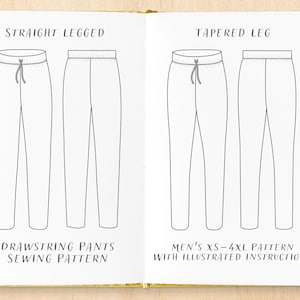 Drawstring Pants Sewing Pattern Mens XS-4XL PDF Cosplay - Etsy