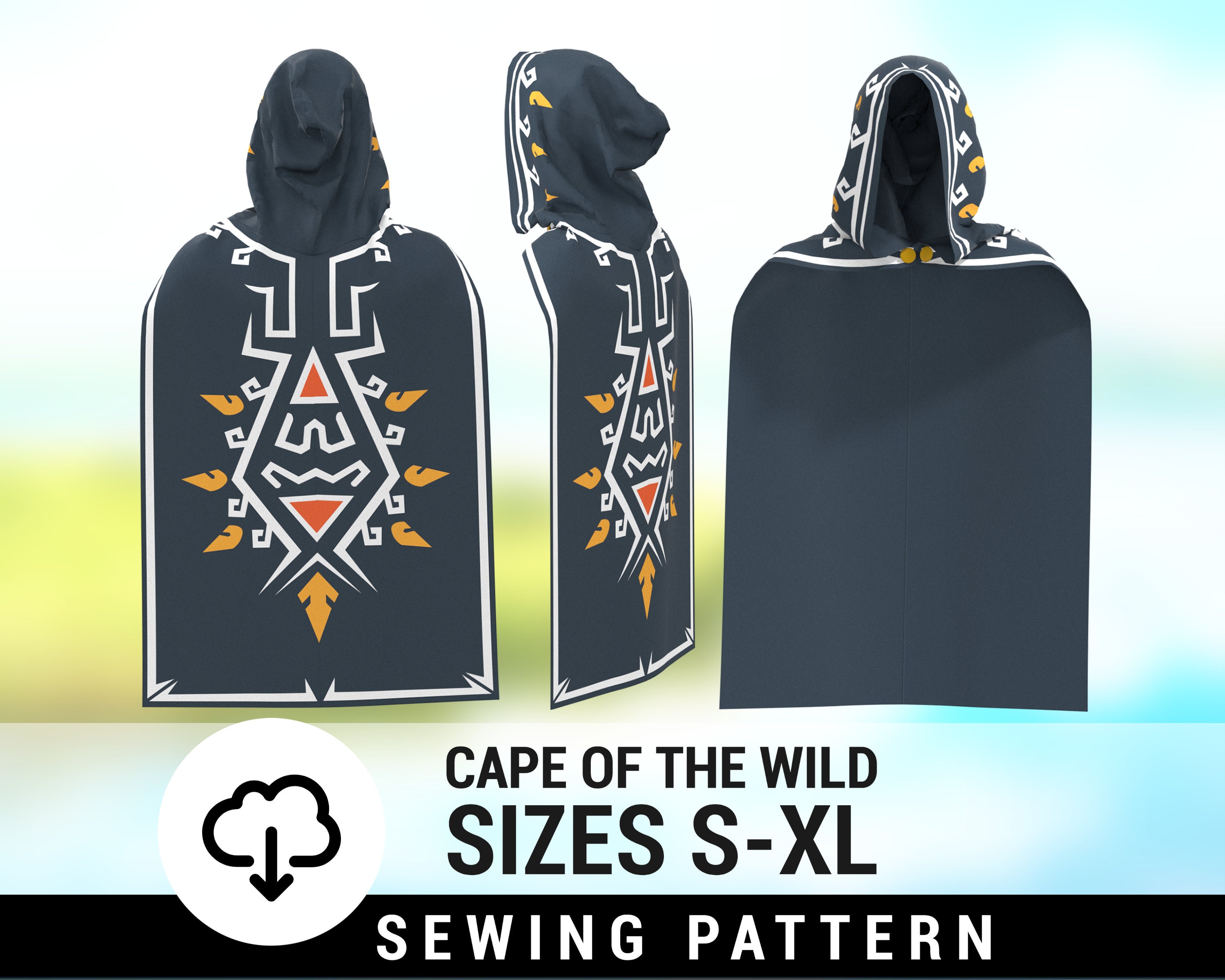 Hylian Hood Sewing Pattern / Link Cosplay / Breath of the Wild | Etsy