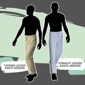Drawstring Pants Sewing Pattern: Mens XS-4XL Cosplay Costume (digital ...