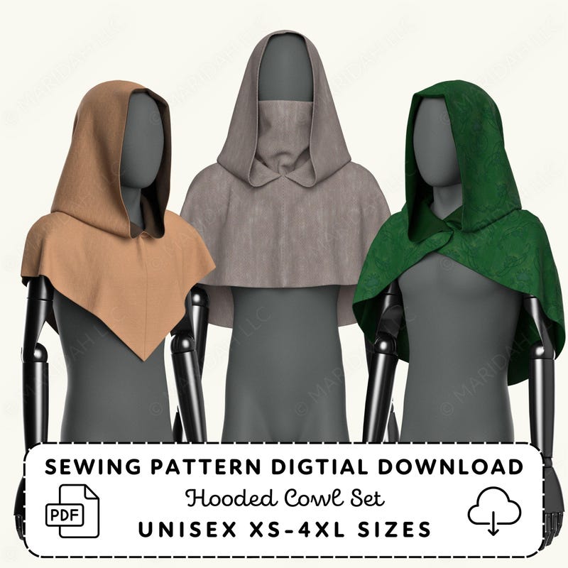 Eleven Cape Hood Sewing Pattern - Etsy Canada