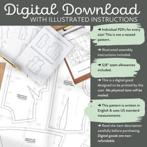 Marie Sleeve Pattern | Womens XS-4XL PDF Cosplay Pattern | Digital ...