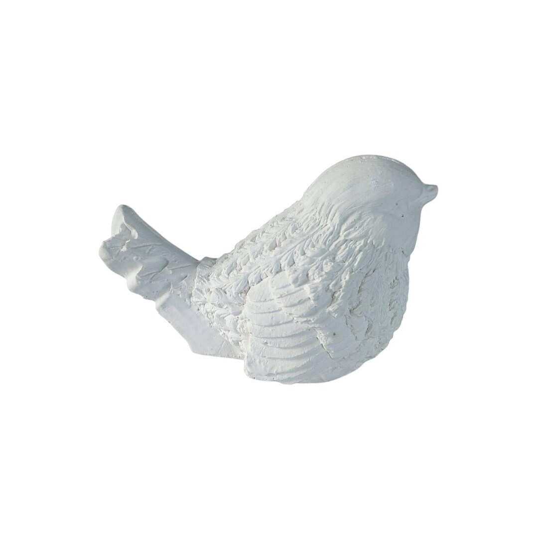 Decorative Gypsum Bird White - Etsy