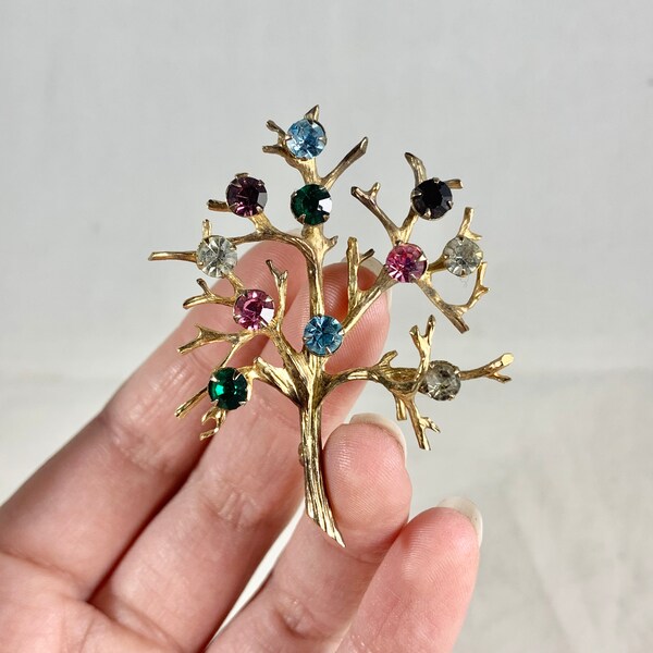 Gemstone Brooch - Etsy