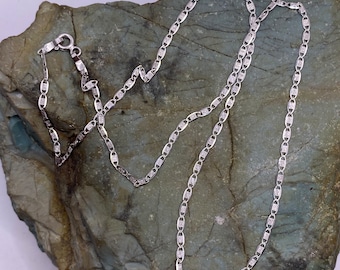 Italian White Gold Chain - Etsy