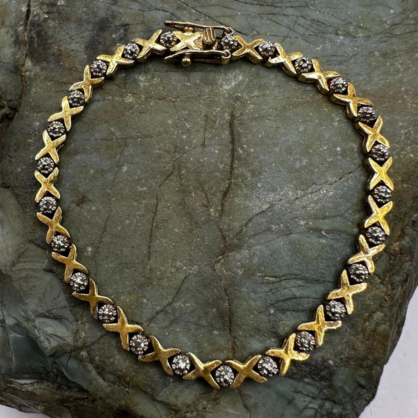 Xoxo Bracelet Solid Gold - Etsy