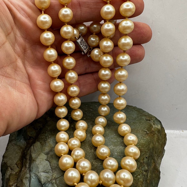 Double Strand Pearls - Etsy