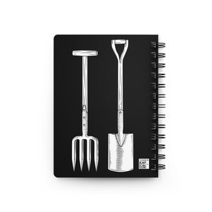 Soil Journal Spiral Notebook -- Black It Starts With Soil Notebook ...