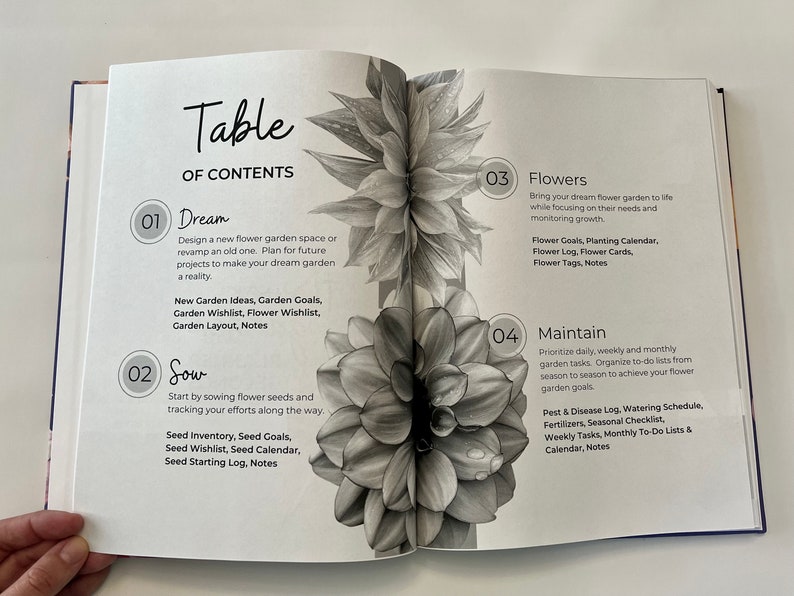 Cut Flower Garden Planner and Log Book: Garden Journal for Growing ...