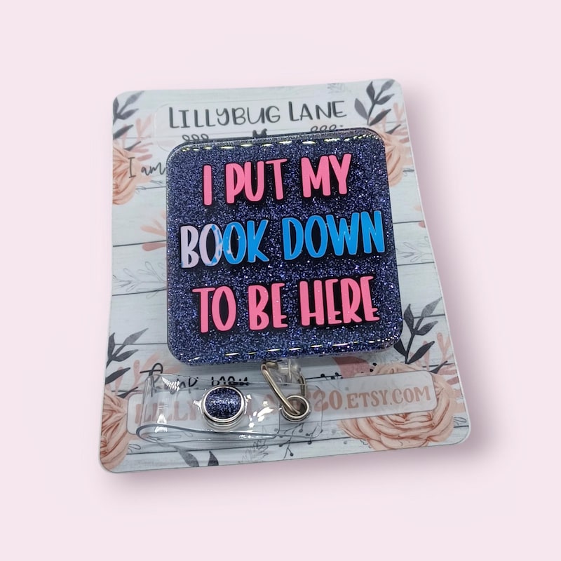 Book Badge Reel - Etsy