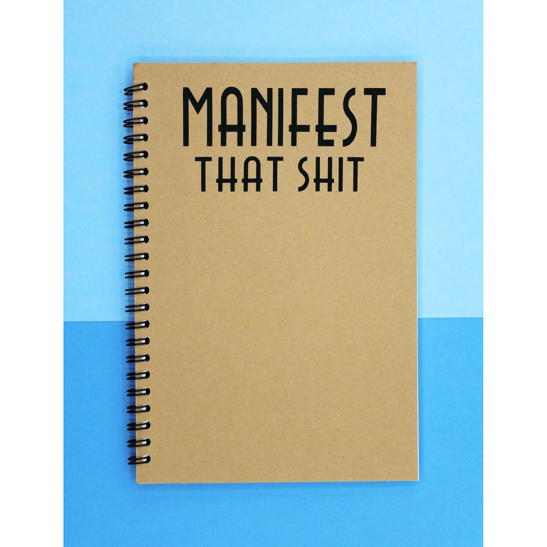 Manifesting Journal Manifesting Notebook Manifest That Shit - Etsy