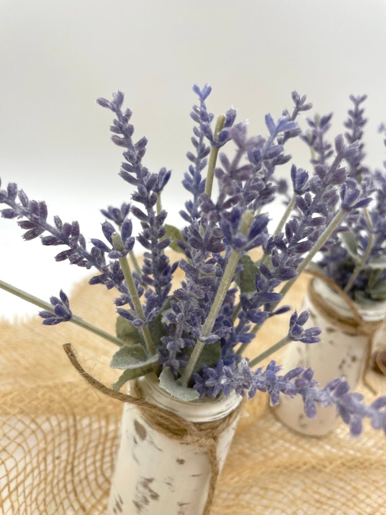 Mini Lavender Plant Arrangement Lavender Tiered Tray Decor - Etsy