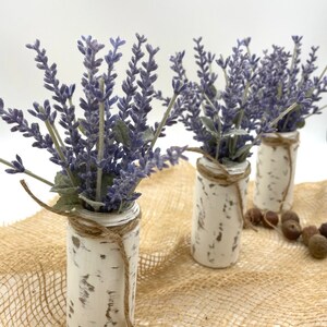 Mini Lavender Plant Arrangement, Lavender Tiered Tray Decor, Small ...