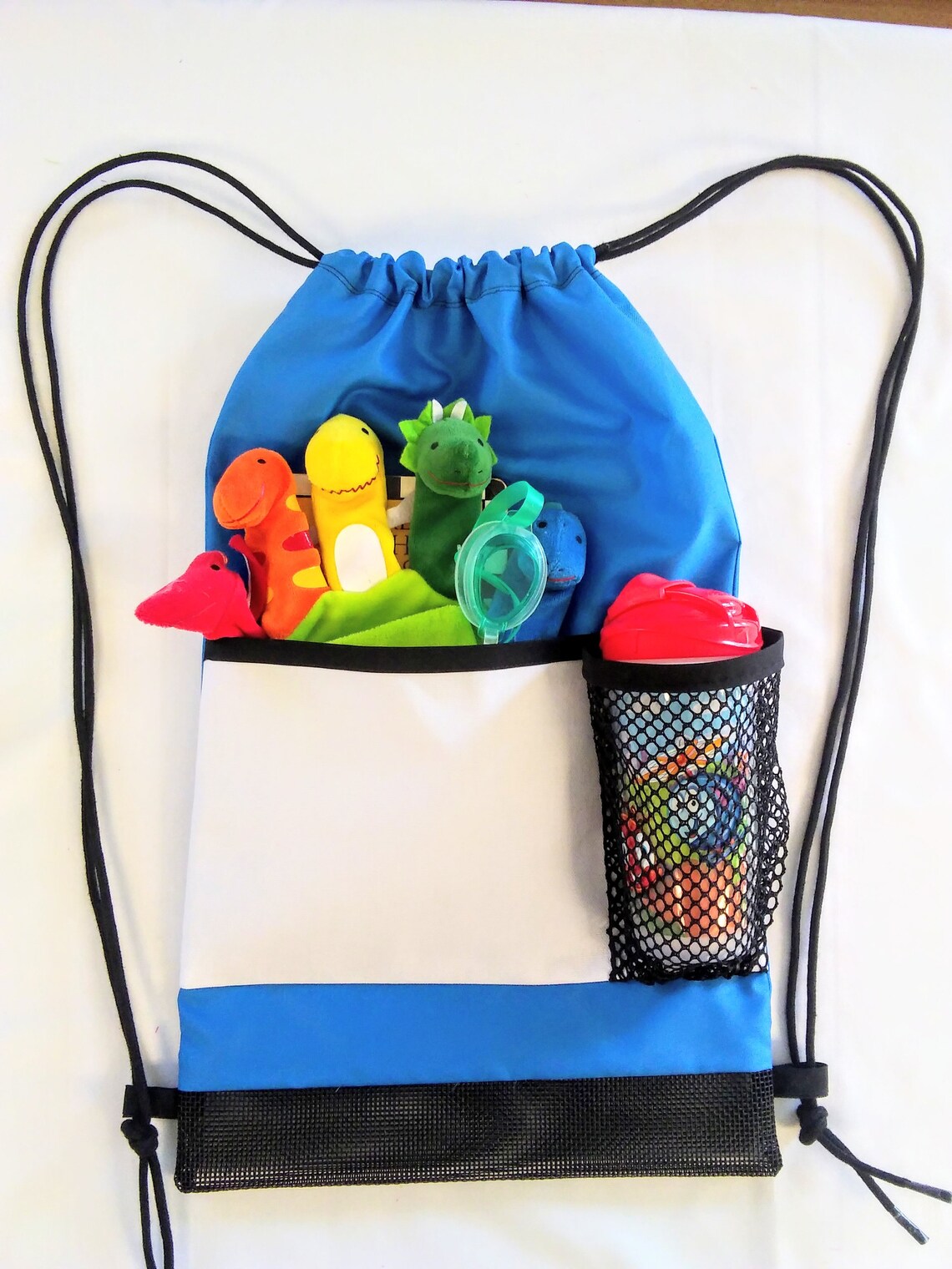 Kid's Drawstring Bag Backpack With Water Bottle Holder PDF Pattern - Etsy