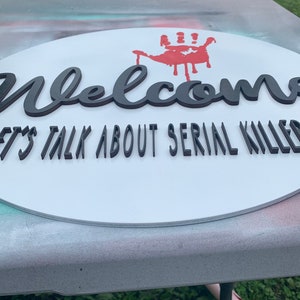 Let’s Talk About Serial Killers Round - Etsy