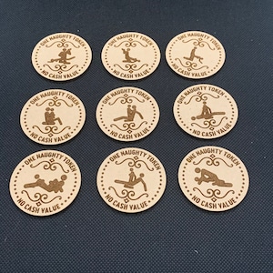 Naughty Tokens - Etsy