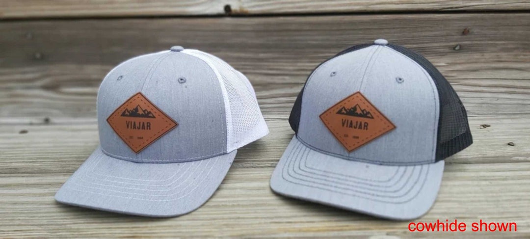 Kids Leather Patch Hat,youth Custom Leather Patch Hats, Logo Hats ...