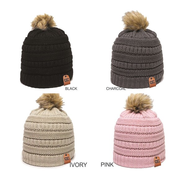 Leather Logo Beanies - Etsy