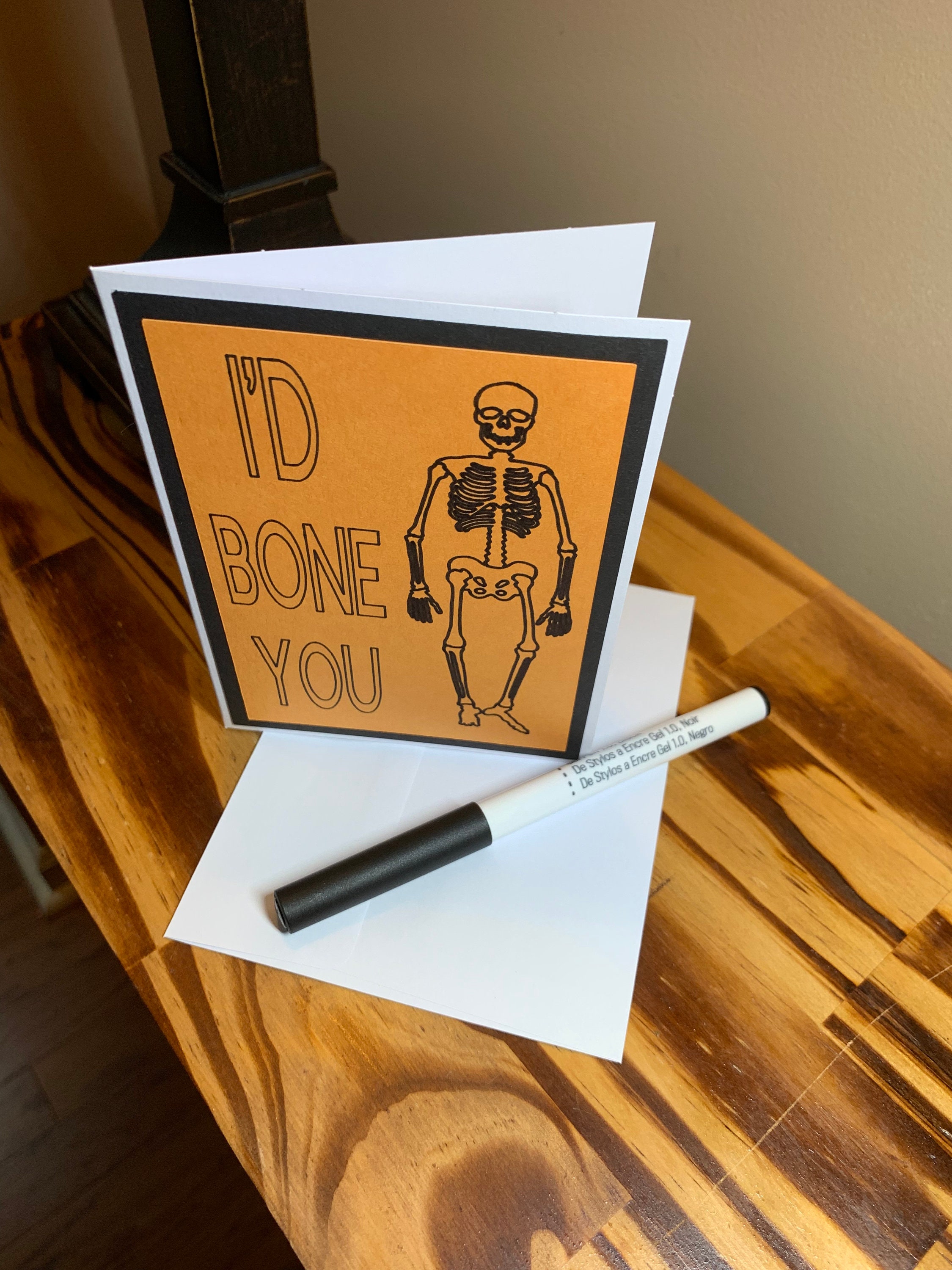 Mature Handmade Adult Humor Card I'd Bone You Funny Card - Etsy