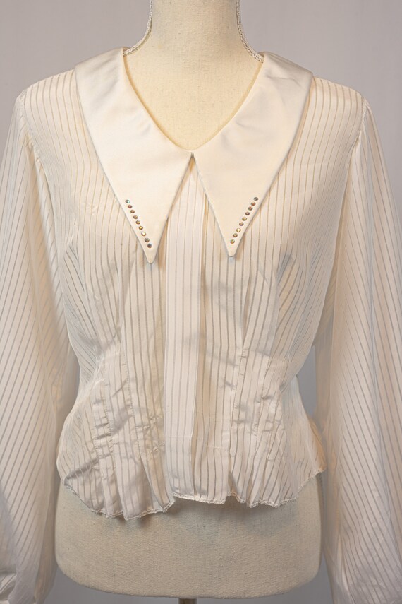 Vintage 70s Military Styled Gold lame professional Da… - Gem