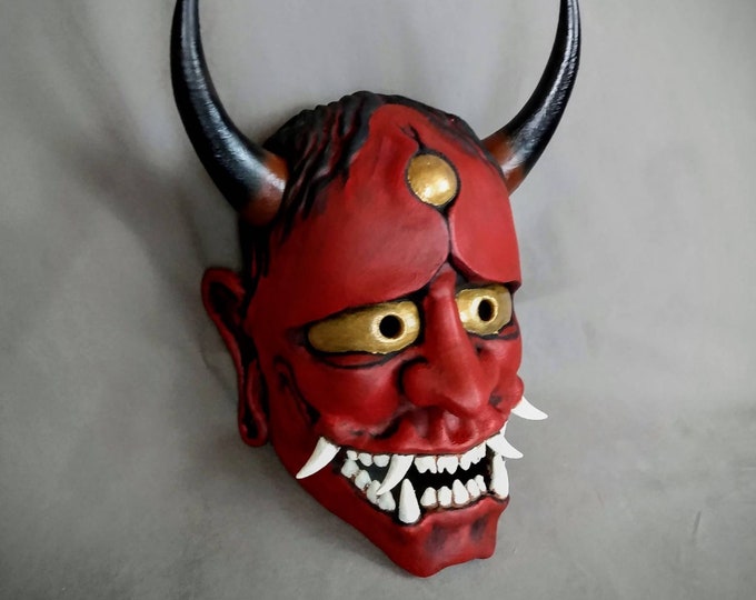 Waluigi Oni Mask - Etsy