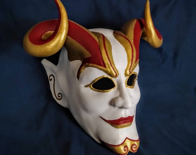 Lucifer Morningstar Mask / Venetian Devil Mask / - Etsy