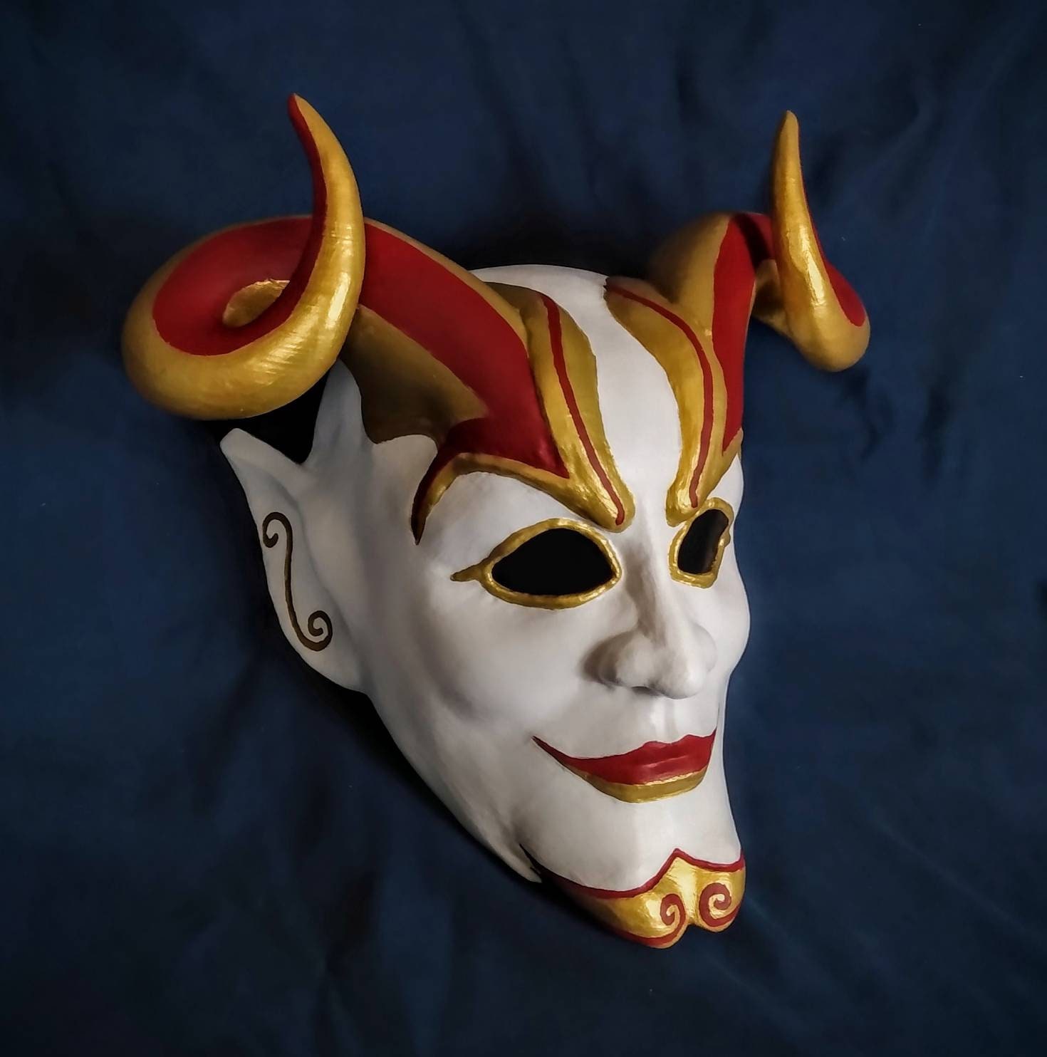 Lucifer Morningstar Mask / Venetian Devil Mask / - Etsy