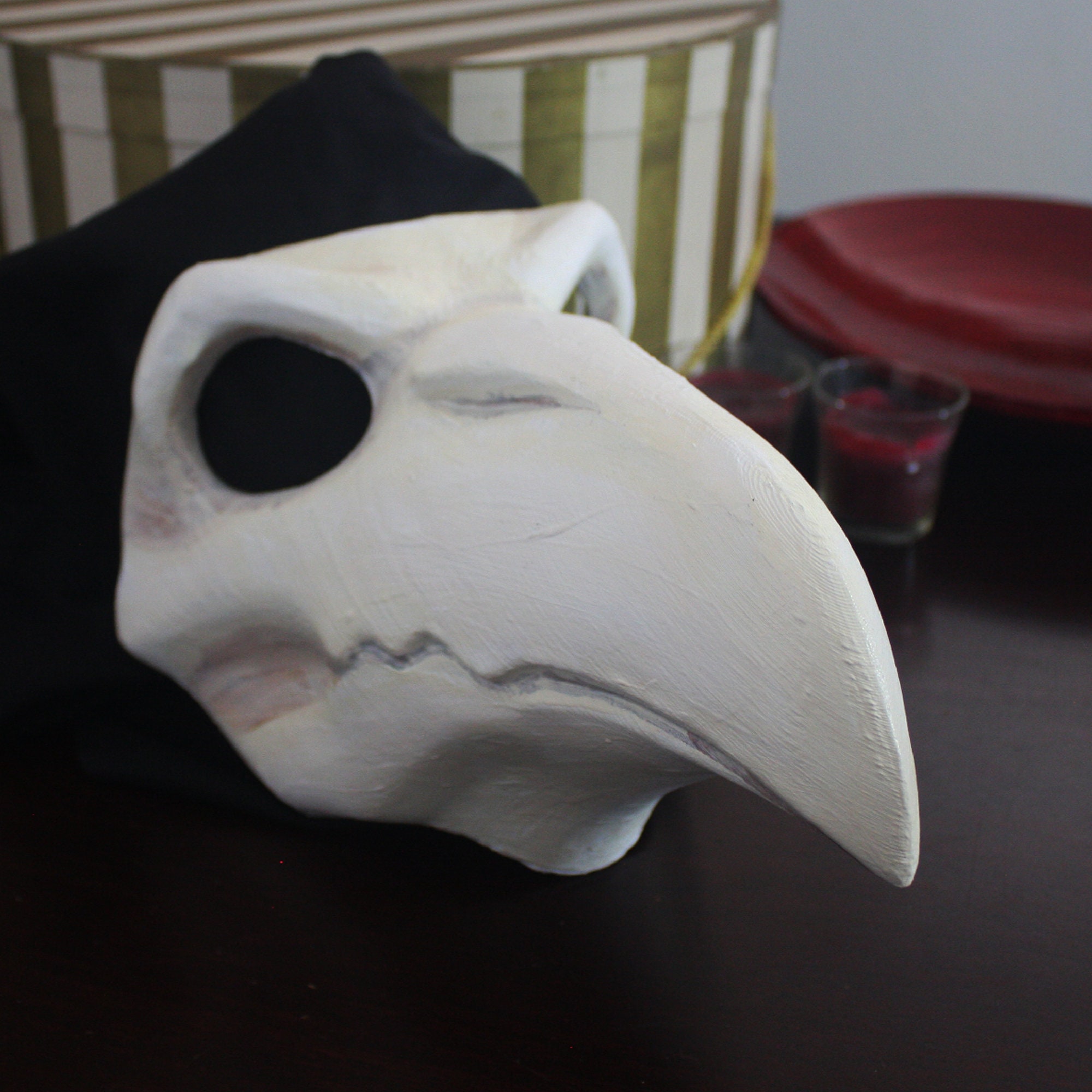 Raven Skull Mask / Nevermore Inspired Mask / Wearable | Etsy